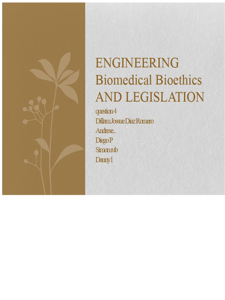 Presentation1 Ethical Dilemmas | PDF | Biomedical Engineering | Medical Imaging