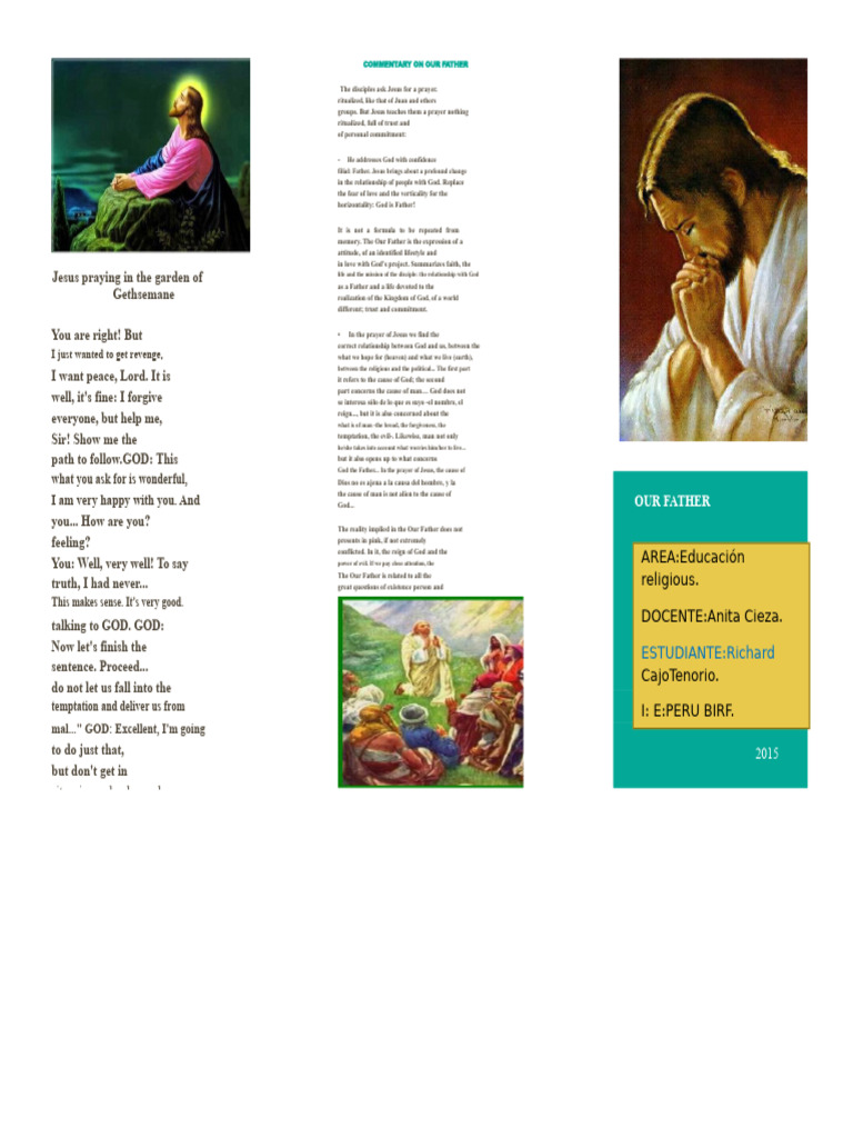 The Our Father | PDF | Lord's Prayer | Prayer