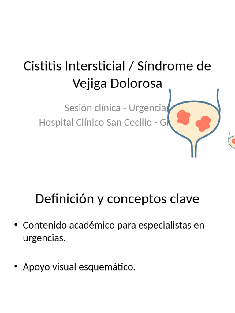 Sesion Clinica Cistitis Intersticial Urgencias Con Imagenes | PDF