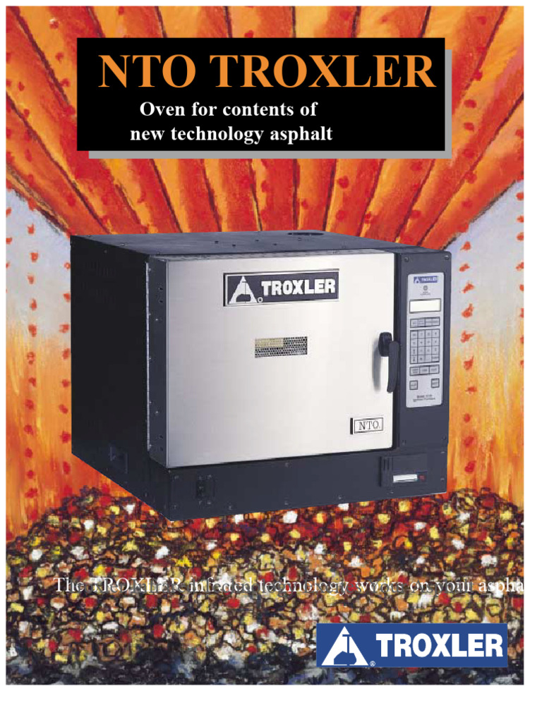 Troxler Infrared Asphalt Testing Oven | PDF | Infrared | Atmosphere Of ...