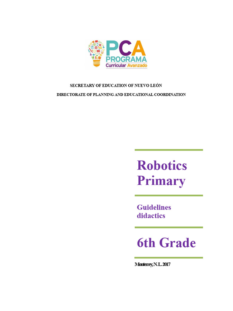 6th Grade Robotics | PDF | Machines | Robot