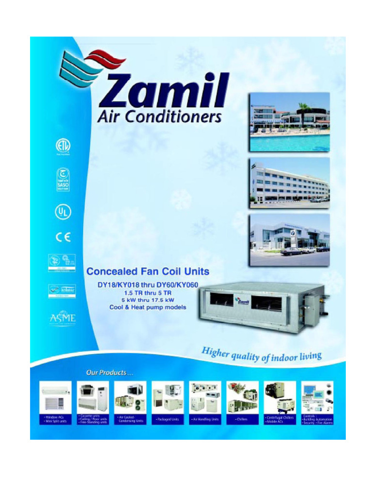 Zamil Air Conditioners: Unidades de Negócio e Produtos | PDF ...