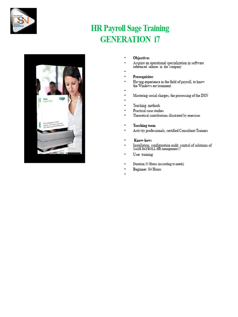 Sage Payroll HR Training Overview | PDF | Payroll | Software
