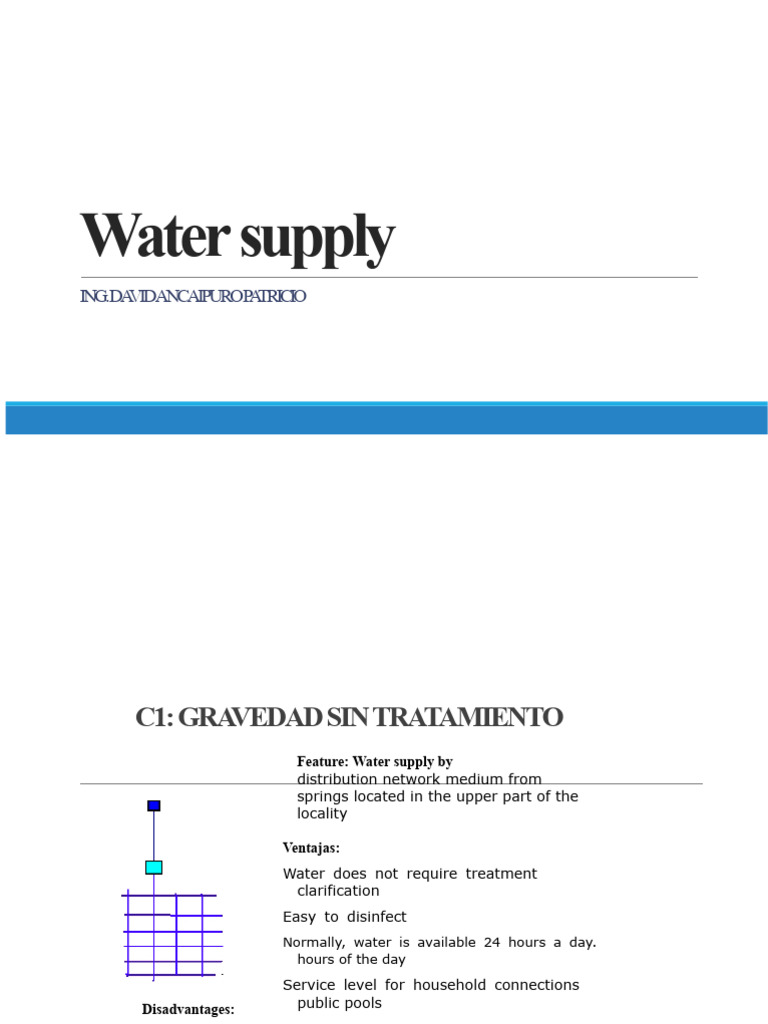 Rural Water Supply System Design Guide | PDF | Filtration | Water ...