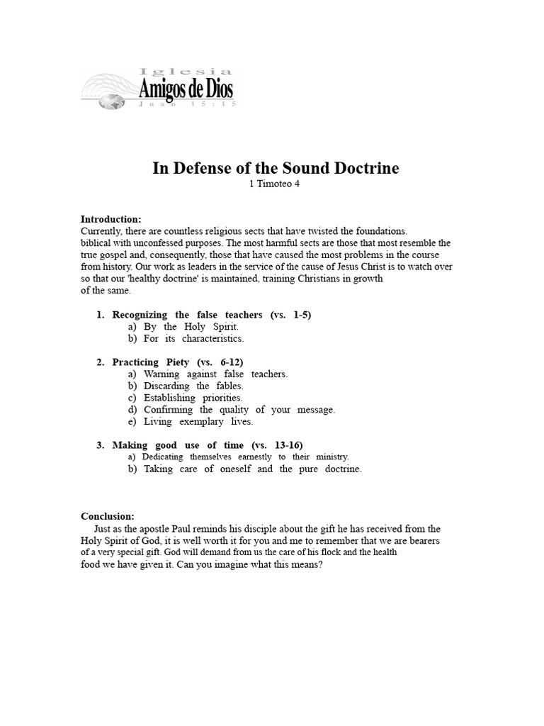 In Defense of The Sound Doctrine | PDF