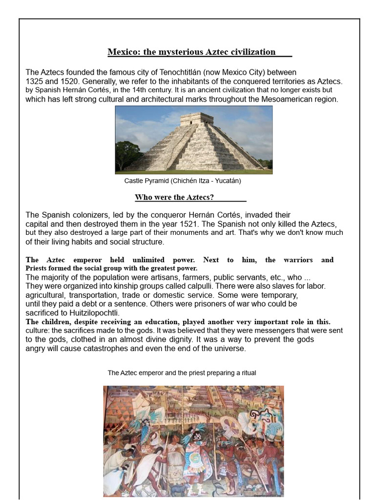 Texts about the Aztecs | PDF | Hernán Cortés | Mesoamerica
