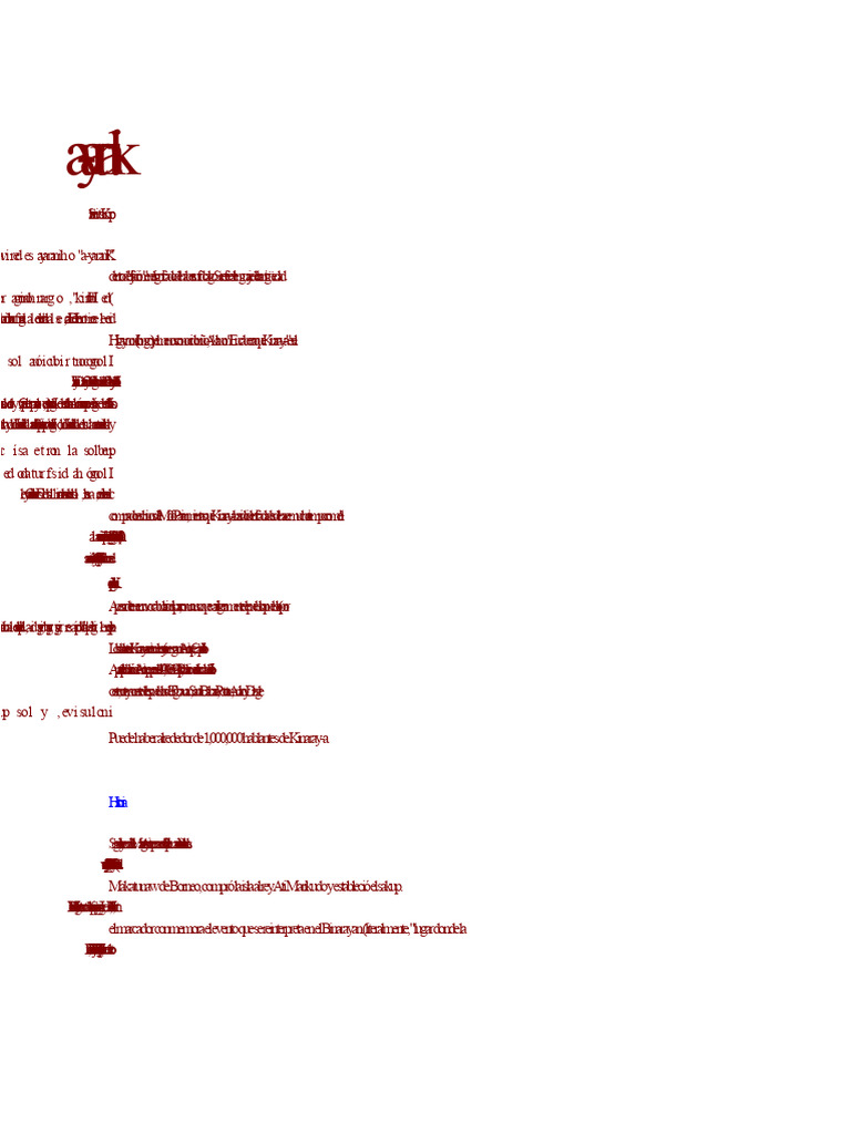 Kinaray-A/ Karay-A | PDF
