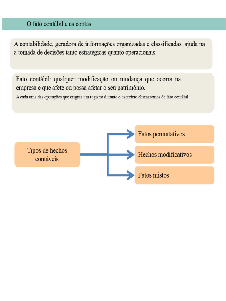 FATOS CONTÁBEIS | PDF | Contabilidade | Economias