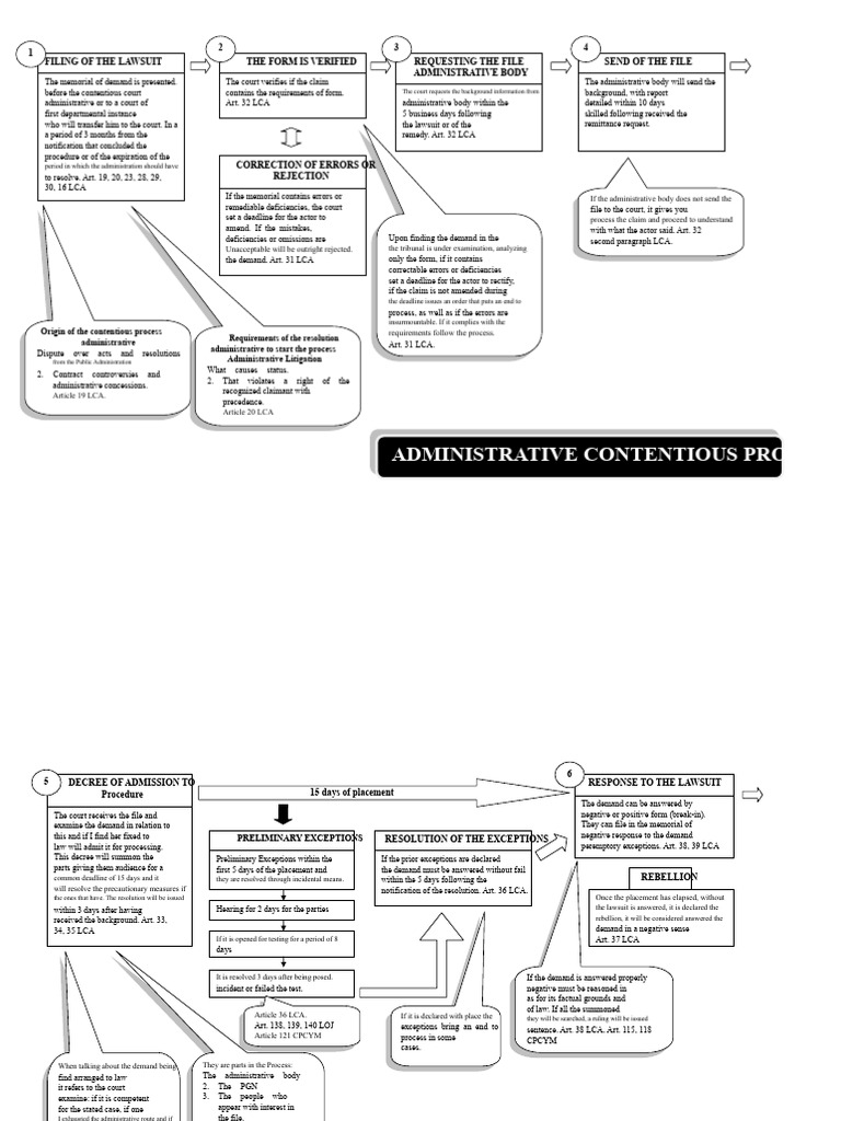 Administrative Litigation Process Guide | PDF | Lawsuit | Complaint