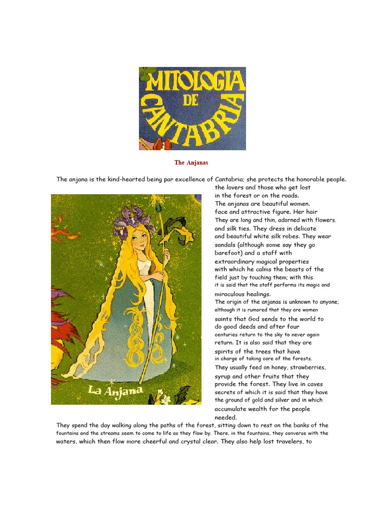 Mythology of Cantabria - Spanish | PDF