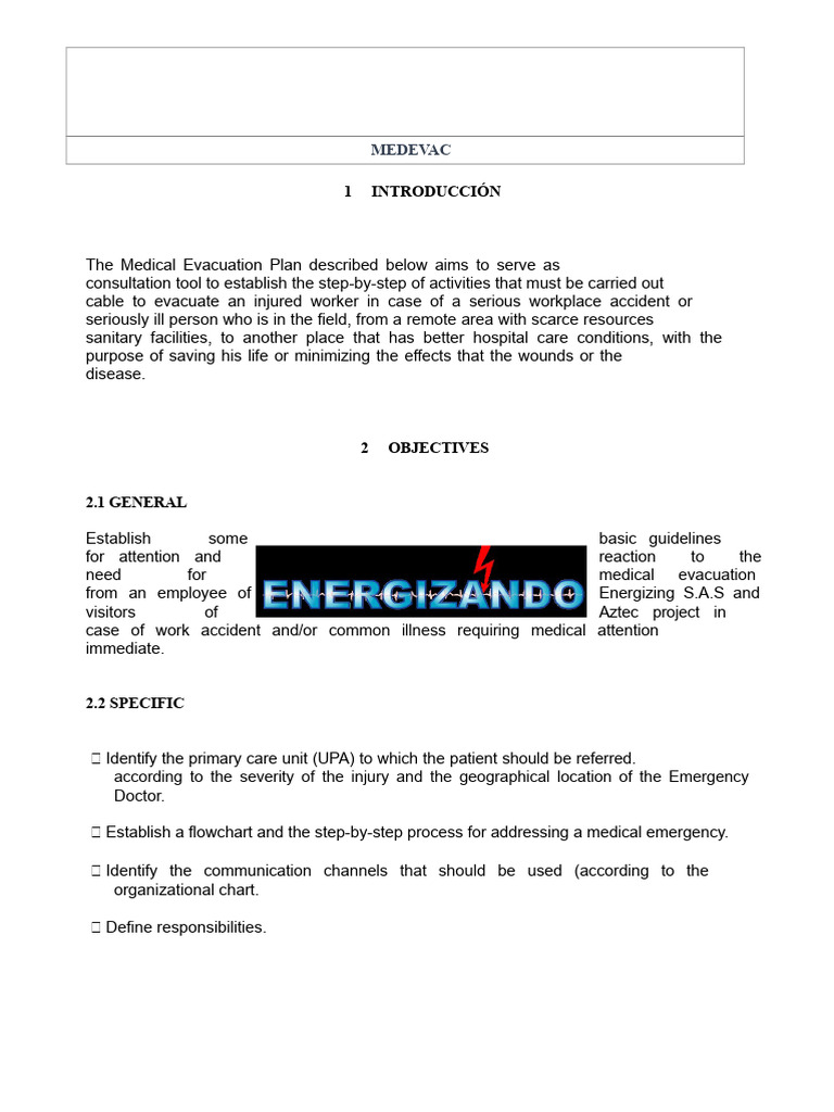 MEDEVAC Model | PDF | Emergency | Burn