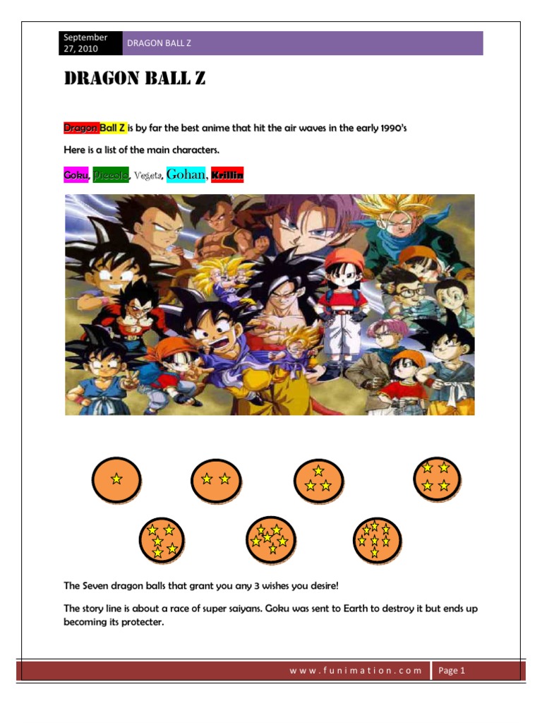 Dragon Ball Z | PDF