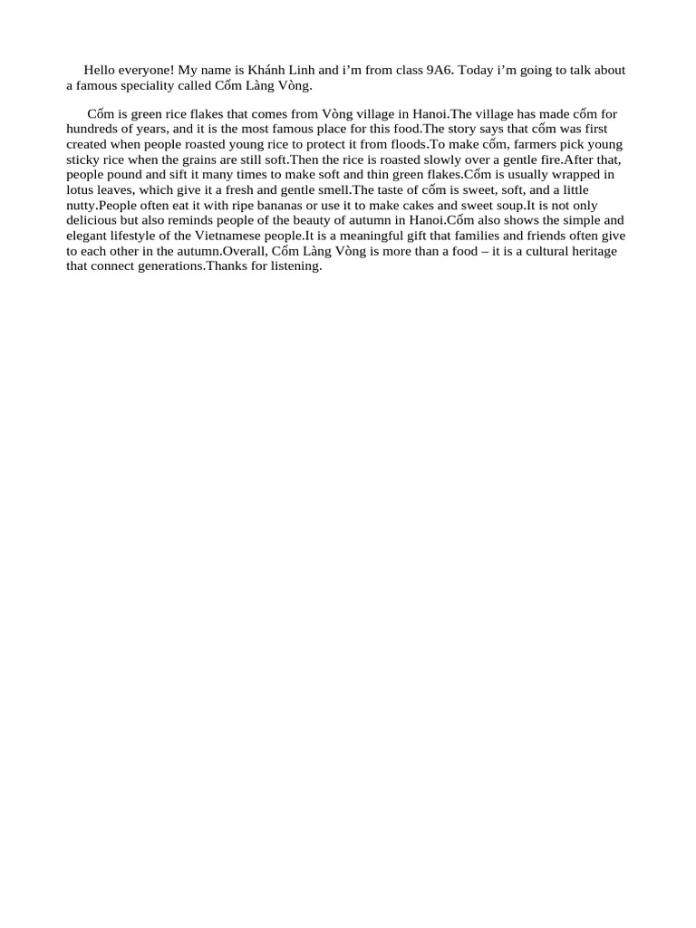 Speaking Unit 1 | PDF