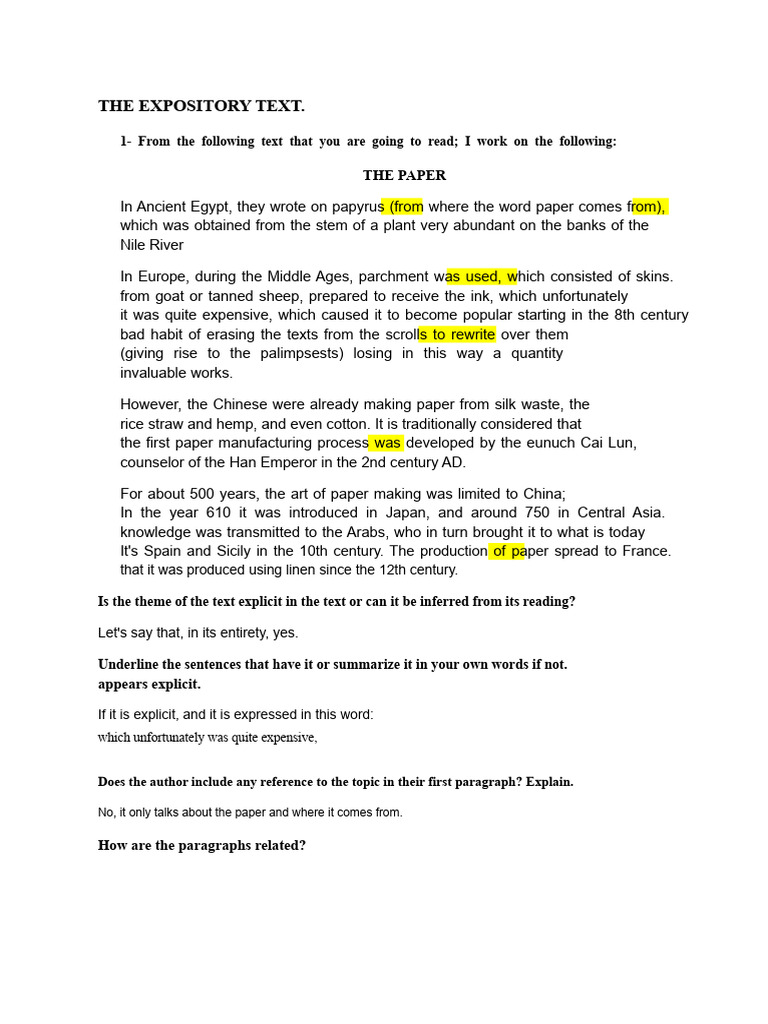 The Expository Text | PDF | Printing Press