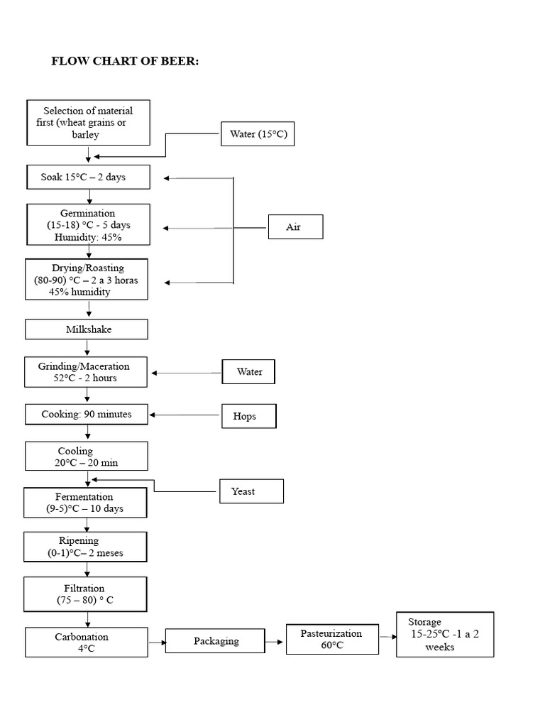 Beer Diagram | PDF | Beer | Fermented Foods