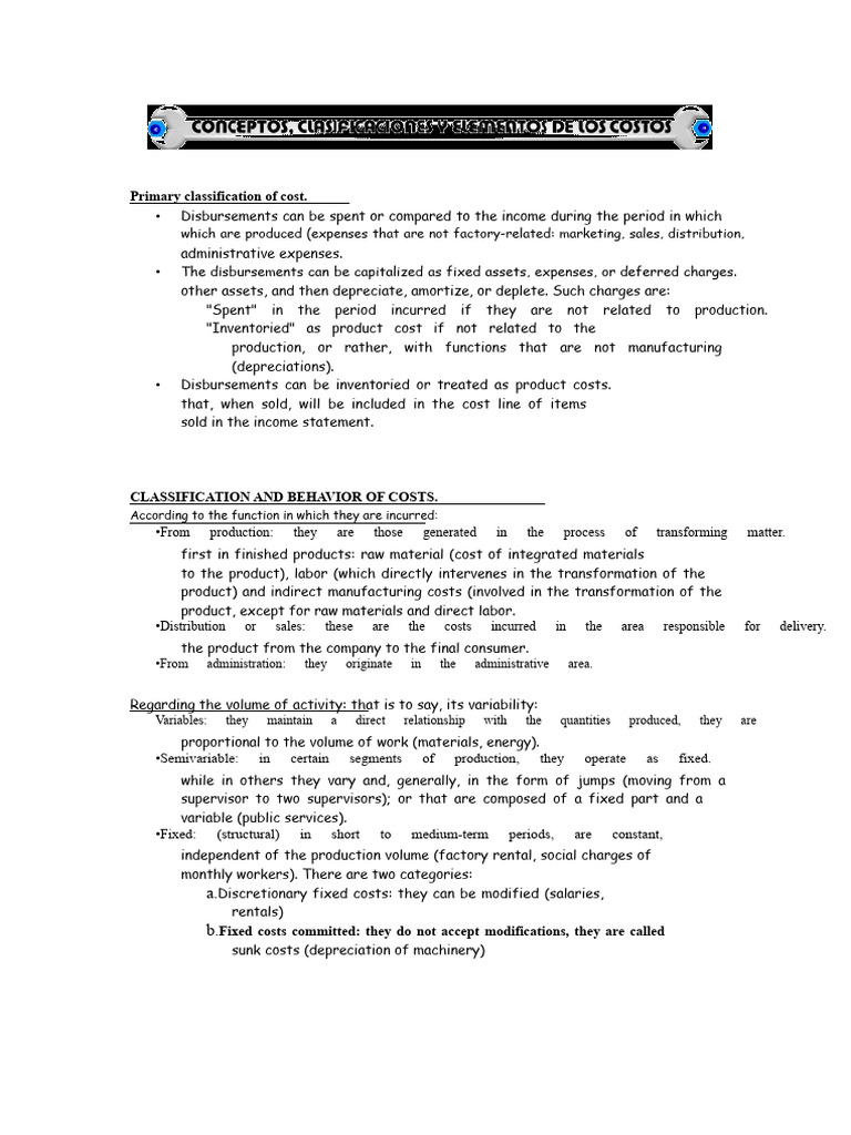 Cost Classification and Behavior Explained | PDF | Marginal Cost | Expense