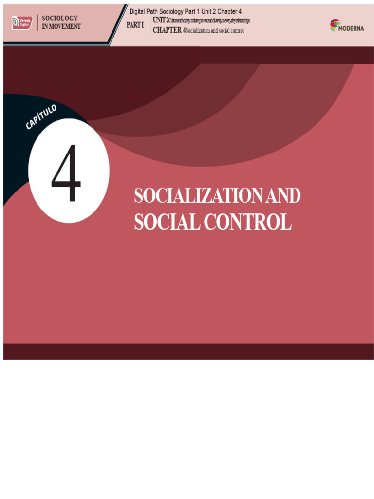 Socialization And: Social Control | PDF | Socialization | Sociology