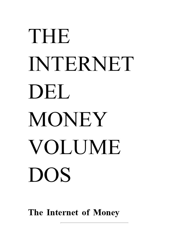Internet of Money 2 - CF | PDF | Money | Cryptography