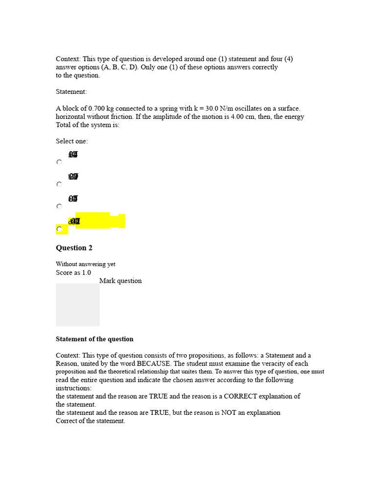General Physical Assessment Final | PDF | Physical Quantities ...