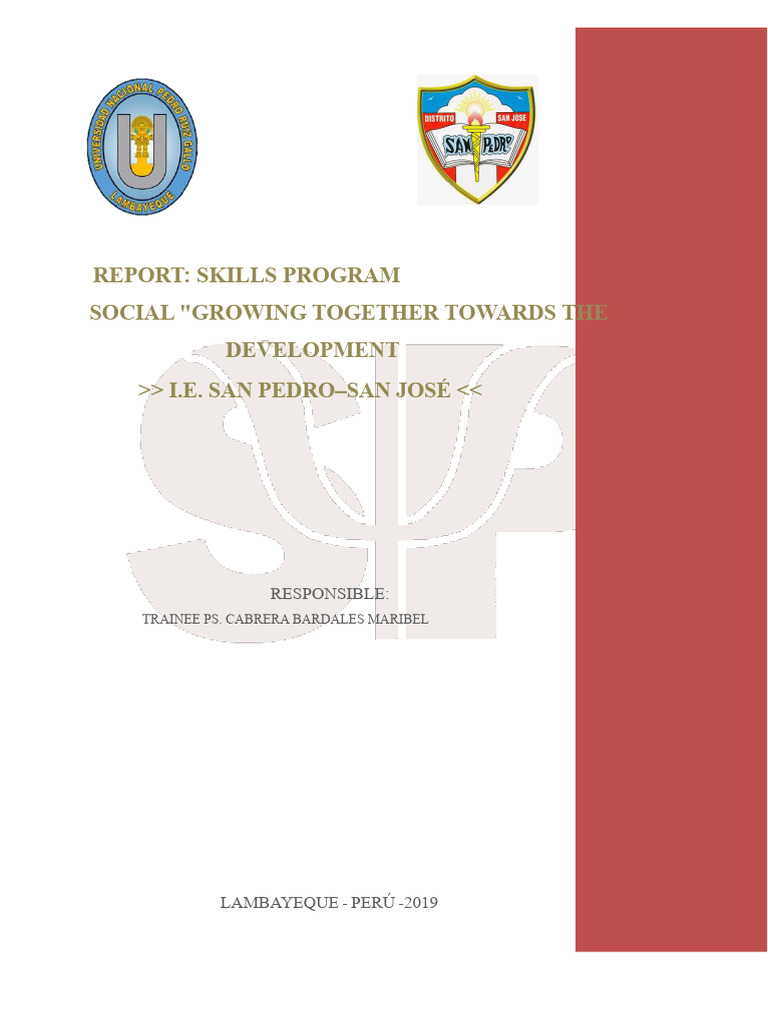 Social Skills Program Report 2019 | PDF