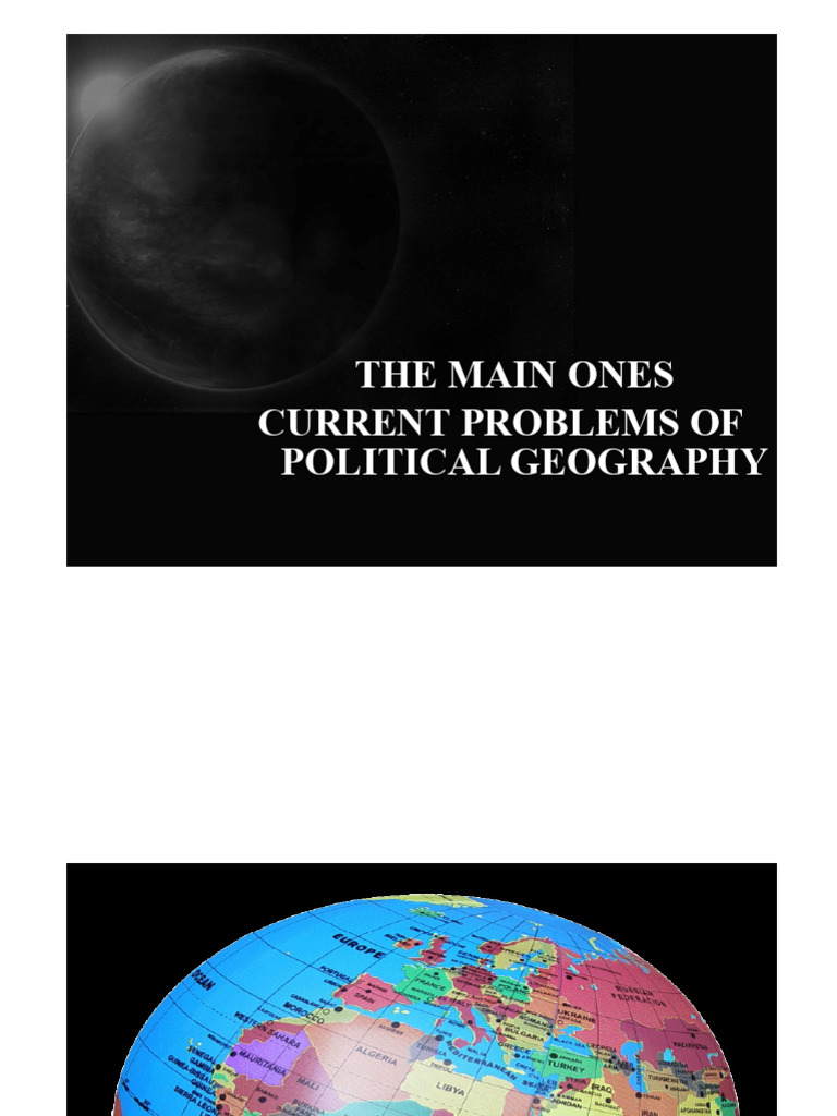 The Main Current Issues in Political Geography | PDF | Territorial ...