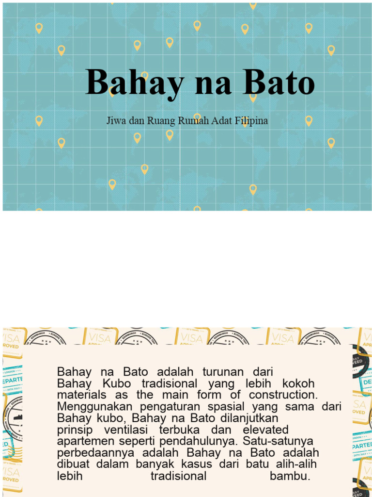 Karakteristik Bahay na Bato Filipina | PDF