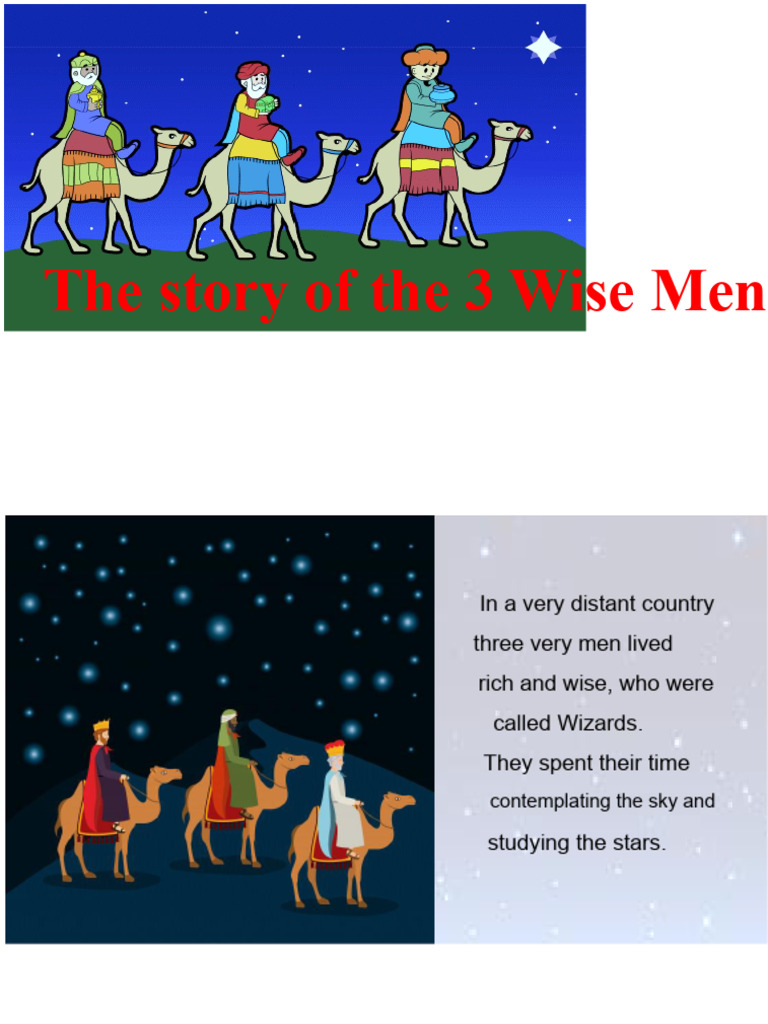 The Journey of the Three Wise Men | PDF | Biblical Magi | Nativity Of Jesus