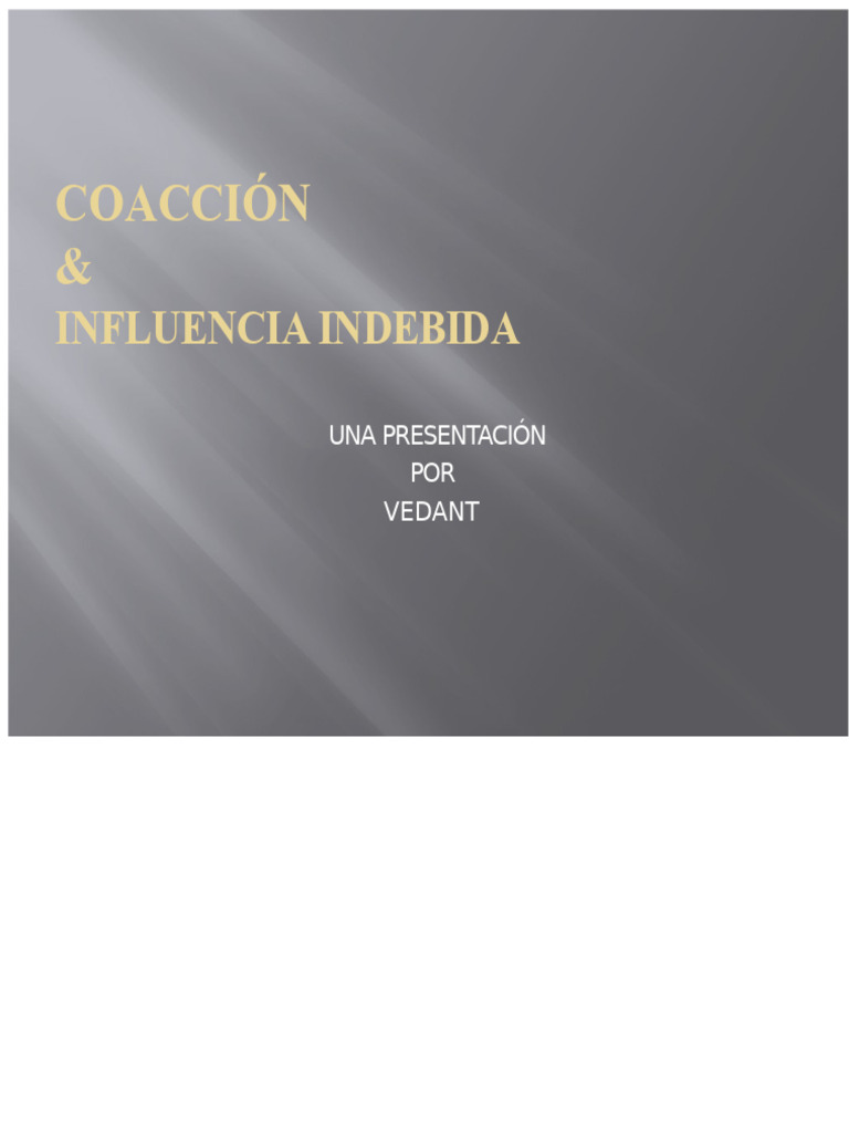 Coacción y Influencia Indebida | PDF | Bancos | Suicidio