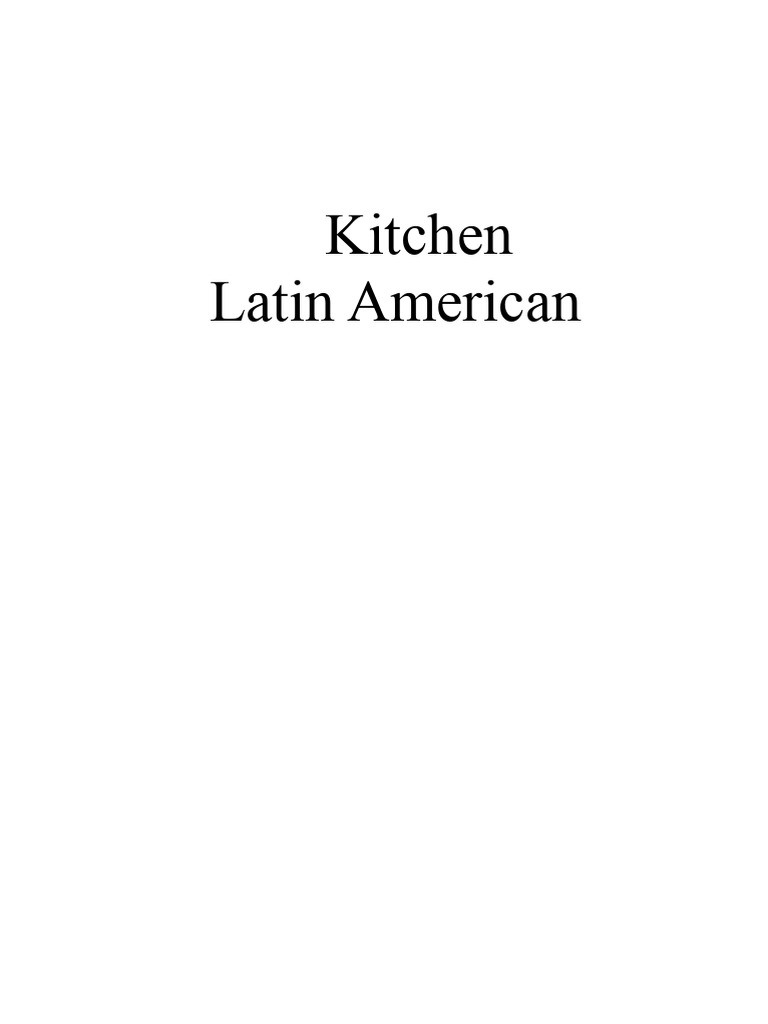 Latin American Cuisine | PDF | Mexican Cuisine | Latin American Cuisine