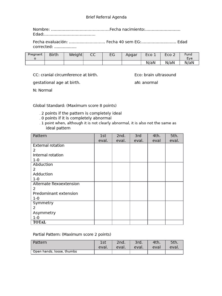 Brief Referral Evaluation Guidelines | PDF | Maternal Health | Medical ...