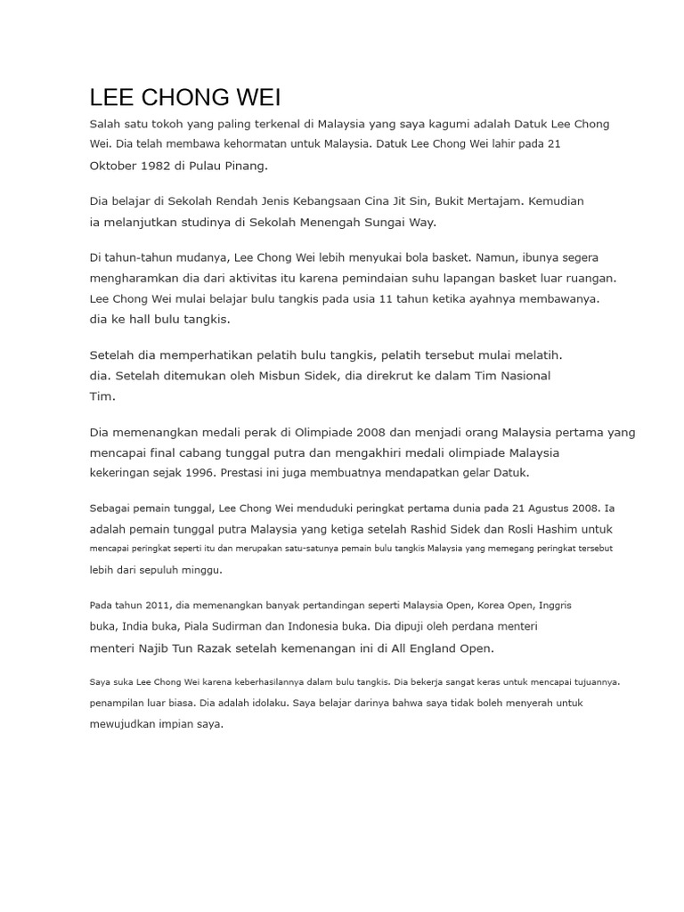 Lee Chong Wei Pdf 8413