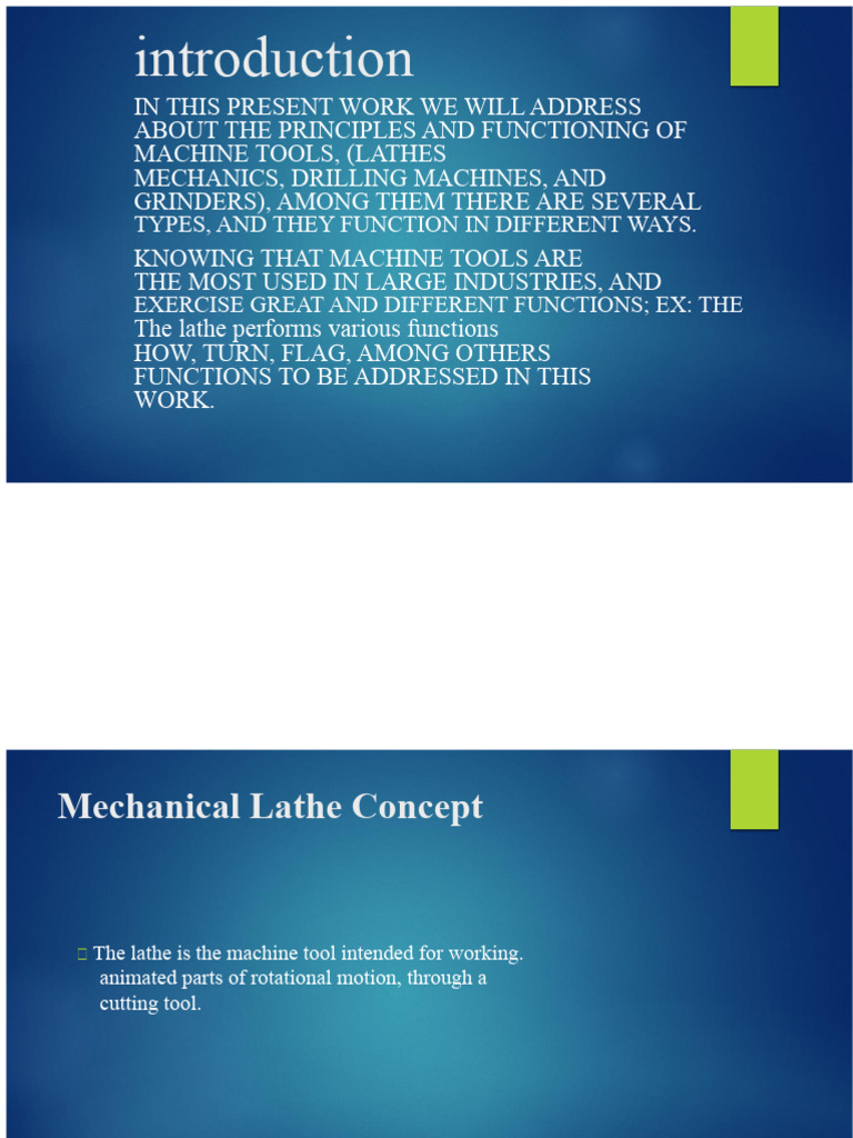 Machine Tools: Types and Functions | PDF | Drilling | Drill