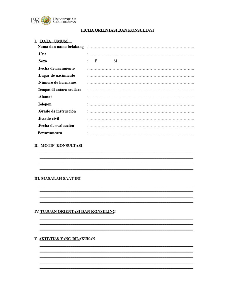 7. FORMAT PENYULUHAN DAN KONSELING | PDF