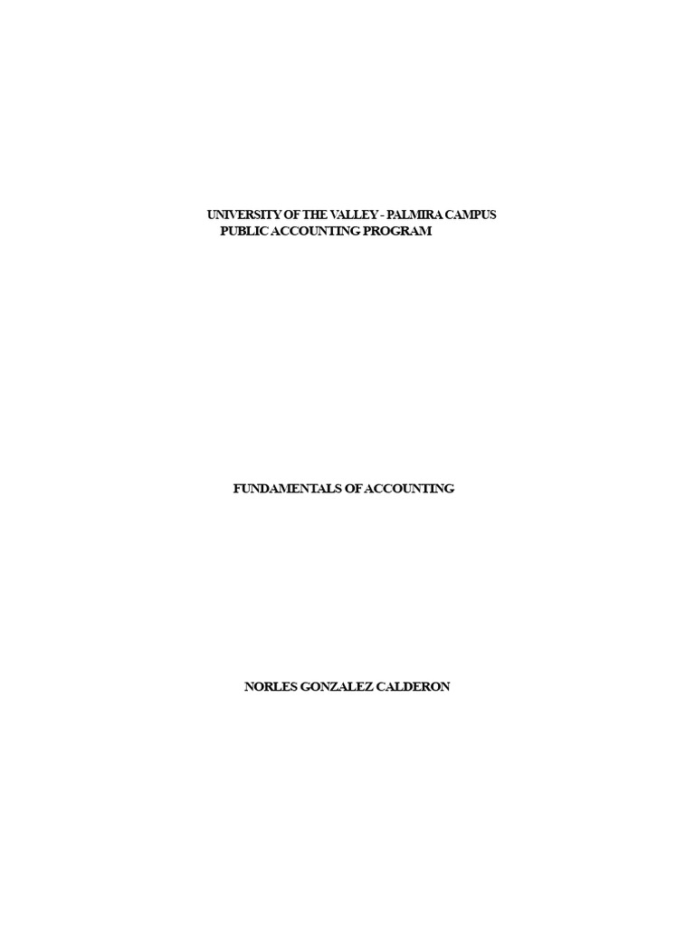 General Accounting Summary | PDF | Debits And Credits | Expense