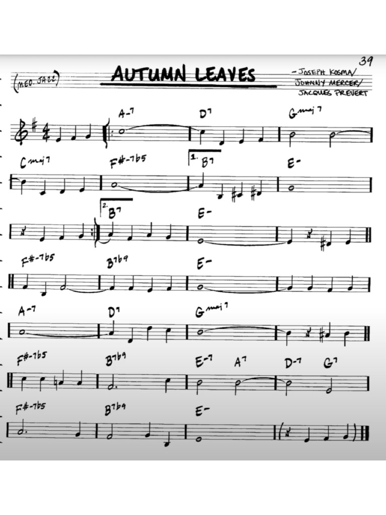 Autumn Leaves em | PDF