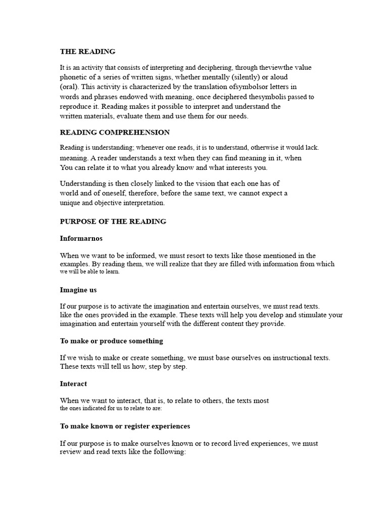 The Expository Reading | PDF | Reading Comprehension | Neuroscience