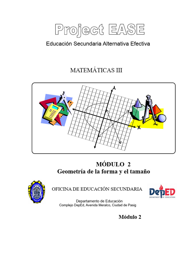 Módulo 2 - Geometría de la Forma y el Tamaño-1.doc | PDF | Triángulo | Rectángulo
