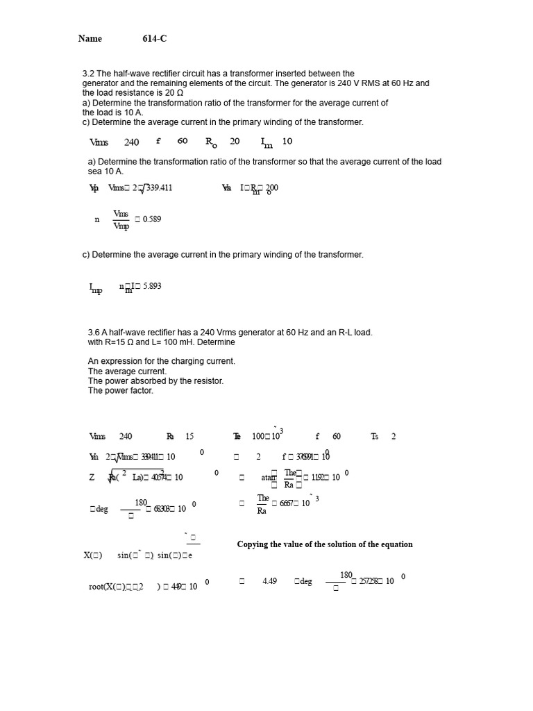 task2 | PDF | Transformer | Rectifier