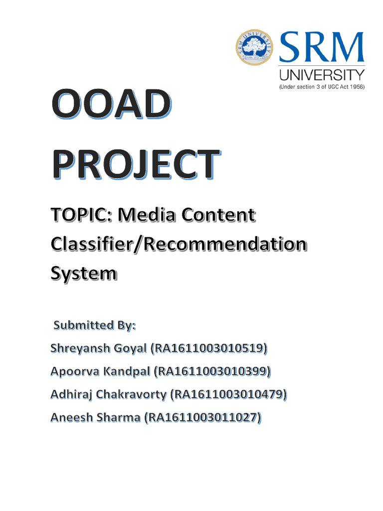 Projekt OOAD.docx | PDF