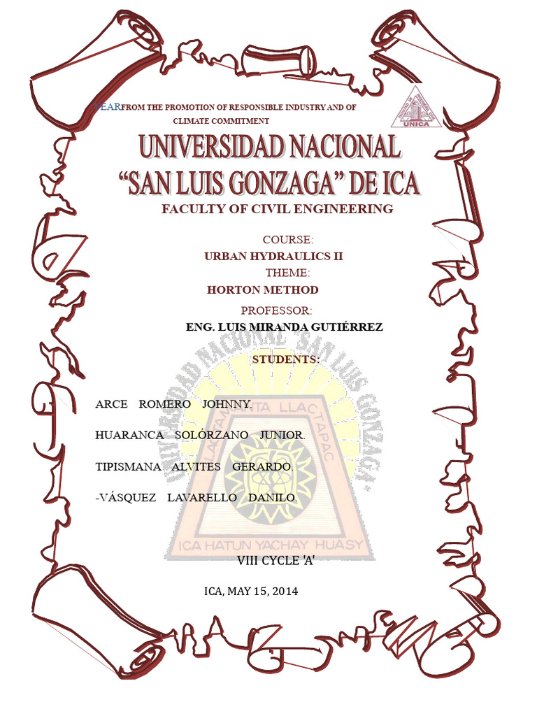 Horton Method | PDF | Drainage Basin | Hydrology