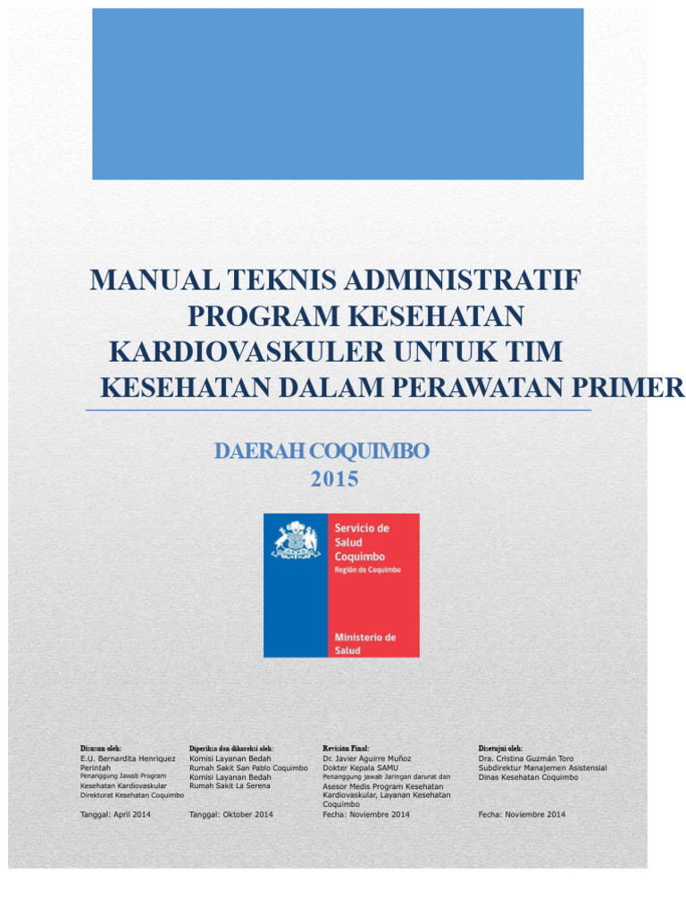 MANUAL (Program Kesehatan Kardiovaskular) RED..pdf | PDF