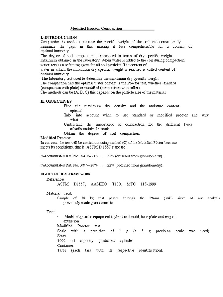 Modified Proctor Test Method C | PDF | Earth Sciences