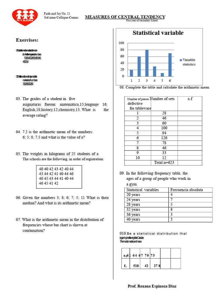 Arithmetic Mean, Median, and Mode 1st | PDF | Mean | Median