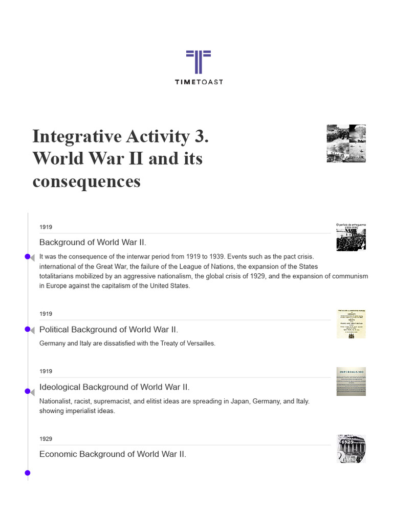 Integrative Activity 3 World War II and Its Consequences | PDF | Cold ...