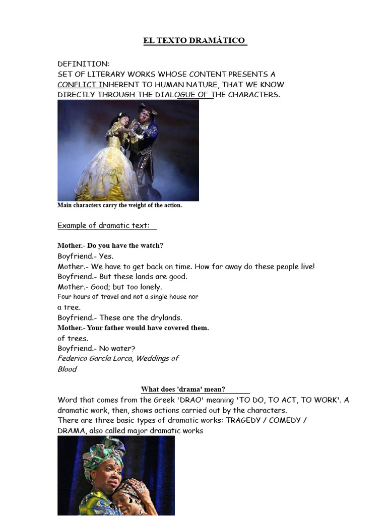 The Dramatic Text | PDF | Theatre | Performing Arts