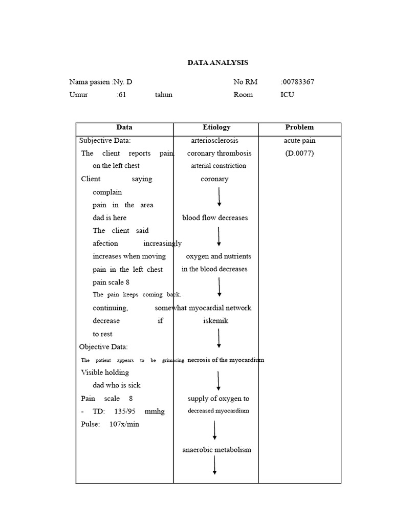 nursing care plan for ACS STEMI | PDF