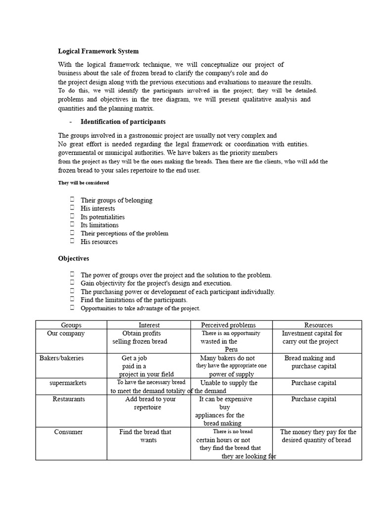 Logical Framework System | PDF | Quantitative Research | Demand