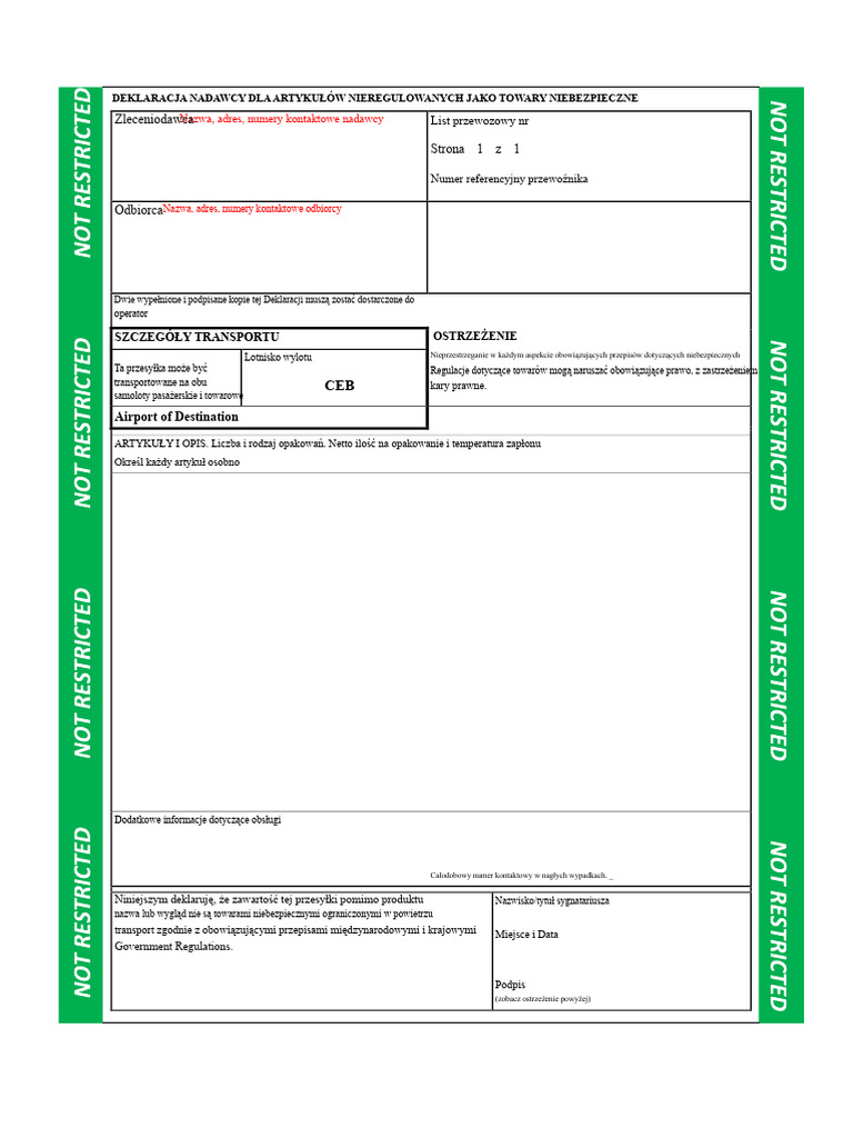 Deklaracja Nath Min | PDF