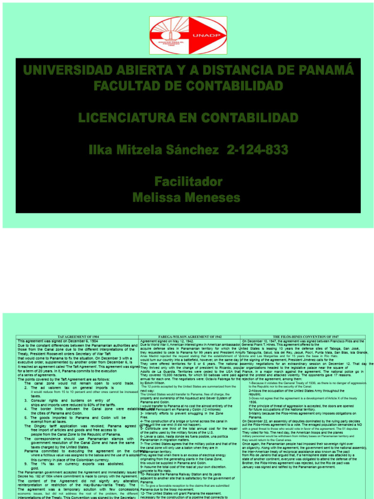 Panama and The United States | PDF | Panama | Panama Canal