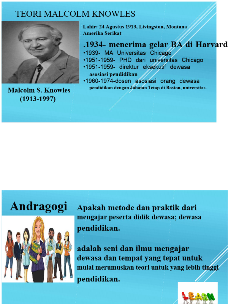 Teori Malcolm Knowles | PDF